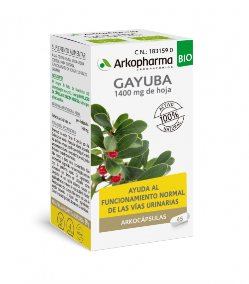 ARKOCAPSULAS VIAS URINARIAS GAYUBA 45 CAPSULAS