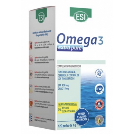 Esi Omega 3 Extra Pure 120 Perlas | Compra en FarmaciaVizcaino.com