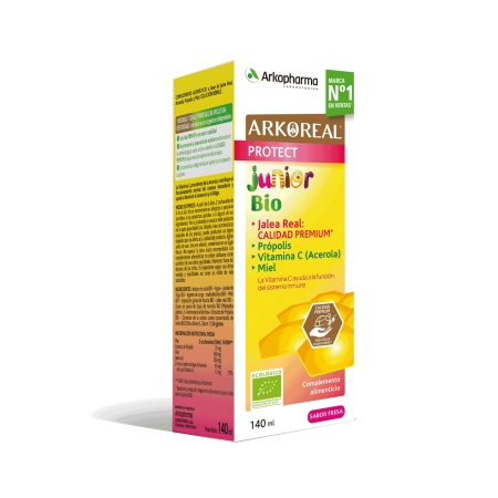 ARKOREAL PROTECT BIO NIÑO 140 ML JARABE SABOR FRESA