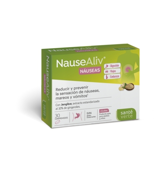 NAUSEALIV NAUSEAS 30 COMPRIMIDOS