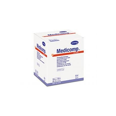 MEDICOMP COMPRESAS APOSITO ESTERIL 10X10 CM 25X2 UNIDADES